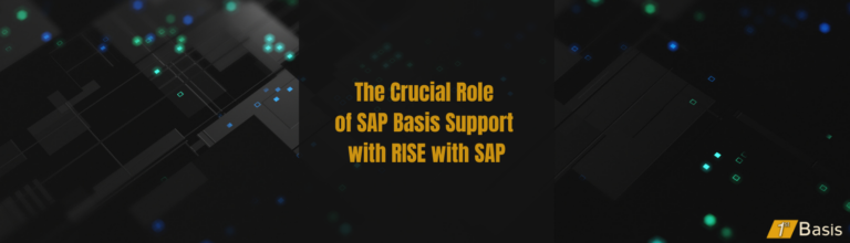The Crucial Role of SAP Basis Support with RISE with SAP • 1st Basis